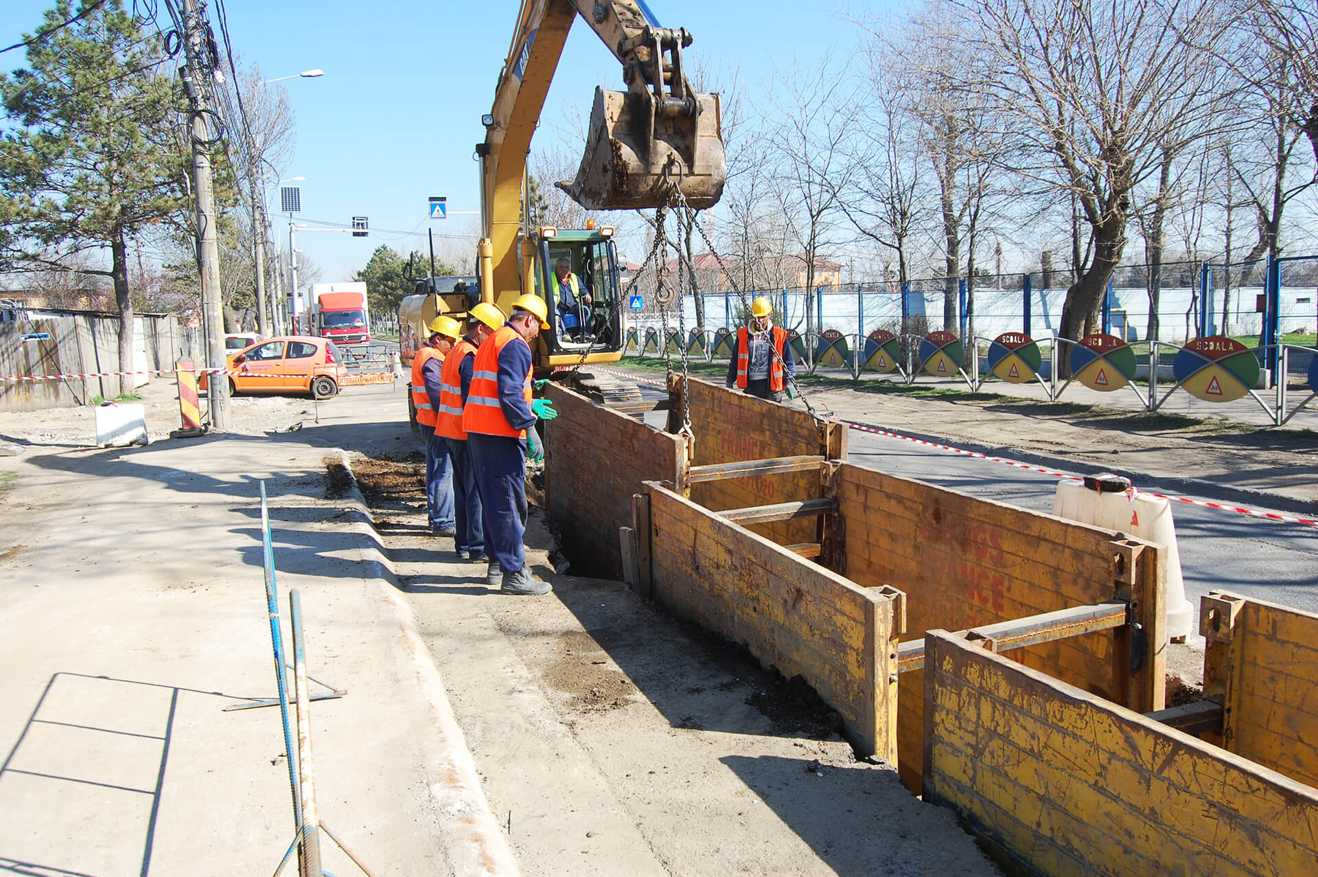 Rainwater drainage system - Magurele - Construcții Erbașu