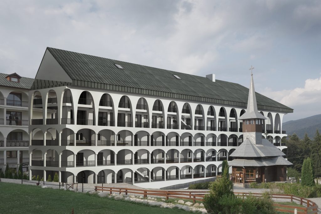 Centrul Pastoral al Mănăstirii Caraiman - Bușteni - Construcții Erbașu